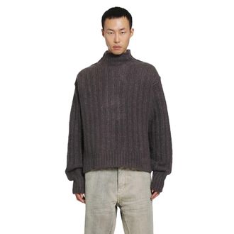 Rick Owens Tower Turtle in Rib Silk Cashmere