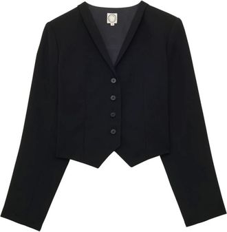 Ines De La Fressange Femme, Vestes, Noir, Taille: 38 FR Veste Ole Bolo