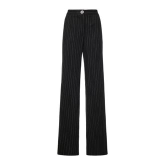 Genny Wide Pantalons - Femme - Pantalons - Noir - Taille: 38 FR