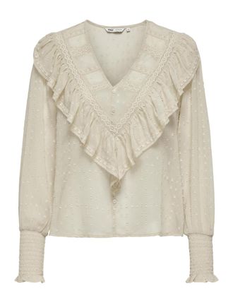 Only Onleleanor L/S Dobby Top WVN Noos