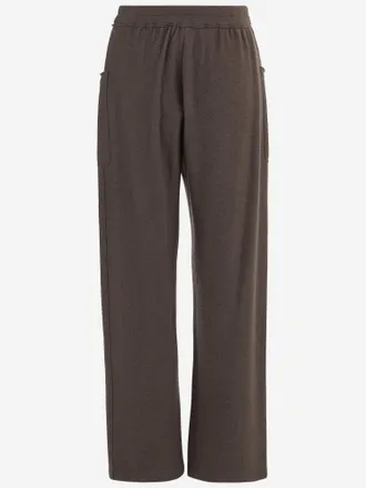 Giorgio Armani Womens Trousers Silk And Cashmere Stretch Brown