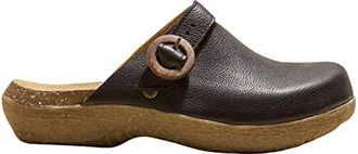 El Naturalista Femme Sabots WAKATIWAI, Dame Mules,Chausson,Chaussure de Jardin,Semelle &agrave; Plateforme,Pantoufles,Slides,Noir (Black),39 EU / 6 UK