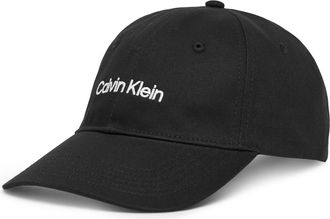 Calvin Klein Cap Calvin Klein Logo Embroidery Baseball Cap LV04F5003G Schwarz