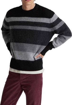 Benetton Herren Maglia G/C M/L 103mk10ar Pullover, Schwarz, XL