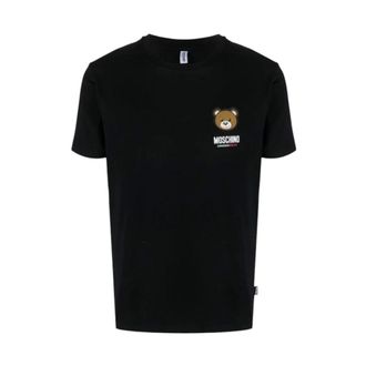 Moschino Femme, Tops, Noir, Taille: 40 FR Chemise &eacute;l&eacute;gante en m&eacute;lange coton et EA