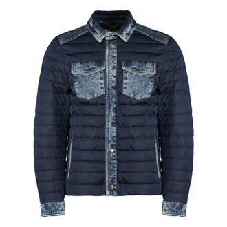 Moorer Denim Daunenjacke mit G&auml;nsedaunen - - Jackets - Herren - Blau - XL