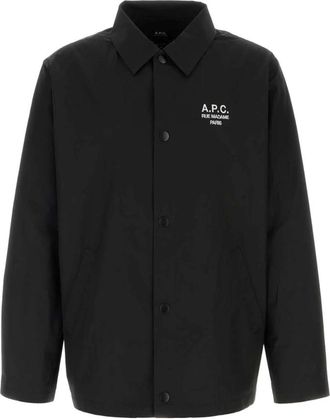 A.P.C. A.p.c., Homme, Vestes, Noir, Taille: XL Veste Regis
