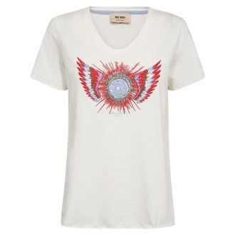 Mos Mosh MOS Mosh, Femme, Tops, Beige, Taille: 38 FR MMRomi Gethi O-Ss Glam Tee