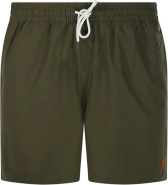 Ralph Lauren Homme, Maillots de bain, Vert, Taille: M Mid Trunk