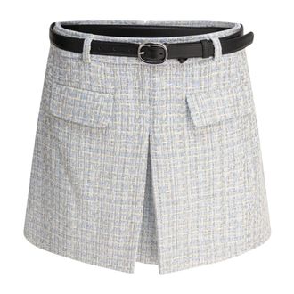 Self Portrait Damen, Shorts, Grau, MGröße