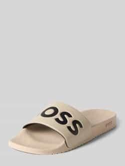 HUGO BOSS Badeschuhe mit Label-Pr&auml;gung Modell ARYEH