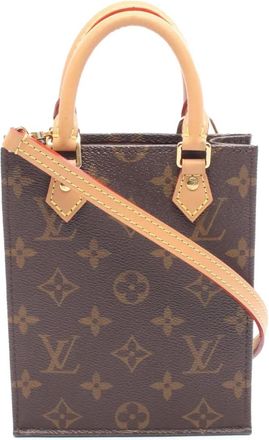 Louis Vuitton 2010-2025 Monogram Petit Sac Plat satchel - Braun