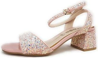 Buffalo Femme Rainelle Sandale à Talon, Rose Bonbon, 37 EU