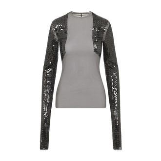 Rick Owens Dennis T-shirt - - Blouses & Shirts - Damen - Braun - XS