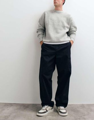 Arket lockere Cargo-Hose in Marineblau