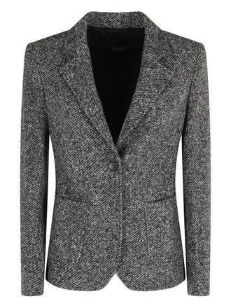 Seventy blazer en tweed à simple boutonnage - Gris