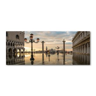 Tulup Glas-Bild Wandbild aus Glas - Wandkunst - Wandbild hinter geh&auml;rtetem Sicherheitsglas - Dekorative Wand f&uuml;r K&uuml;che & Wohnzimmer 125x50 - Sehensw&uuml;rdigkei