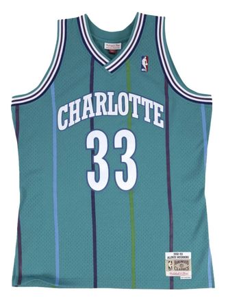 Mitchell & Ness x NBA Hornets débardeur Alonzo Mourning Swingman Road 92 - Bleu