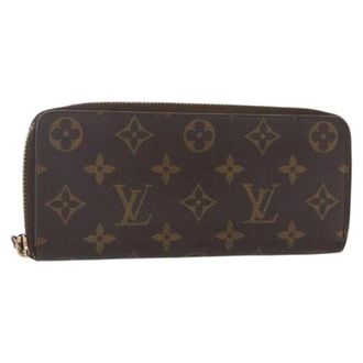 Louis Vuitton Portefeuille en toile Pre-owned - Femme - Pre-owned - Brun - Taille: ONE Size