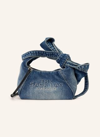 Marc Jacobs Handtasche The Bow Denim Mini Sack Bag Mit Pouch blau