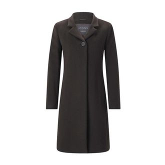 Cinzia Rocca Einreiher-Mantel - - Coats - Damen - Braun - 2XL
