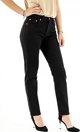 Levi's 501 Crop Jeans Femme, Black Heart, 31W / 30L