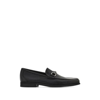 Ferragamo Gancini Ornament Loafer - - Shoes - Herren - Schwarzk - 42 1/2 EU