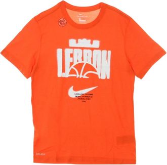 Nike Lebron Dry Tee Ball Team Orange T-Shirt - - Sport - Herren - Orange - XL