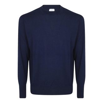 Eleventy Homme, Pulls, Bleu, Taille: 2XL Maglia Girocollo
