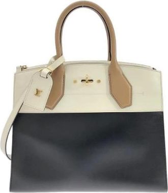 Louis Vuitton Sac &agrave; main City Steamer en cuir doccasion - Femme - Pre-owned - Noir - Taille: ONE Size