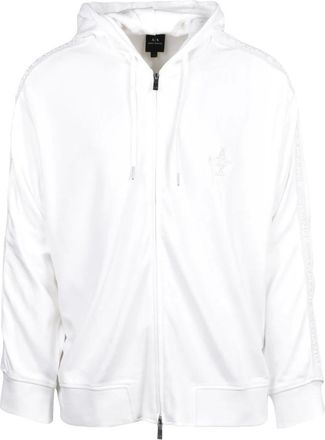 A|X Armani Exchange Homme, Sweatshirts et sweats &agrave; capuche, Blanc, Taille: XL SweaT-shirt &agrave; capuche