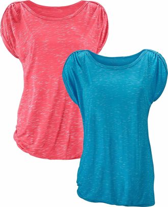 Lascana Damen Kurzarmshirt