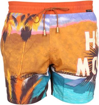 Etro Homme, Maillots de bain, Multicolore, Taille: S Maillot de Bain avec Imprim&eacute; Tropical