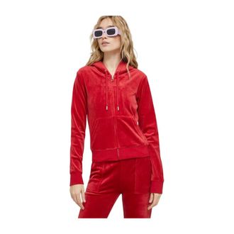 Juicy Couture Robertson Zip Hoodie - - Sweatshirts & Hoodies - Damen - Rot - 2XS