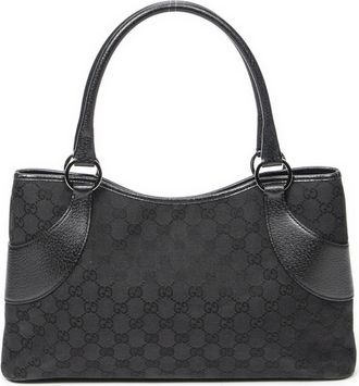 Gucci Crossbody Bags - Horizontal Jacquard Tote - Gr. unisize - in Schwarz - f&uuml;r Damen