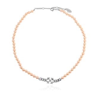 Off-white Kurze Perlenkette aus Glas - - Accessories - Damen - Mehrfarbig - ONE SIZE