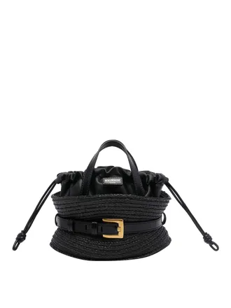 Balmain Sac Port&eacute; &Eacute;paule - Noir