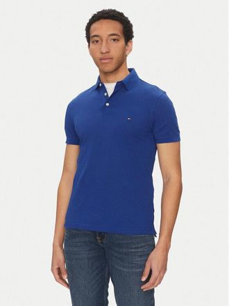 Tommy Hilfiger Poloshirt 1985 MW0MW17771 Blau Slim Fit