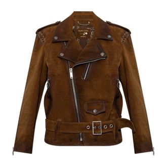 Golden Goose Femme, Vestes, Brun, Taille: 38 FR Leather Jacket