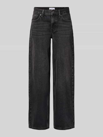 Topshop Wide Leg Jeans im 5-Pocket-Design Modell INCH