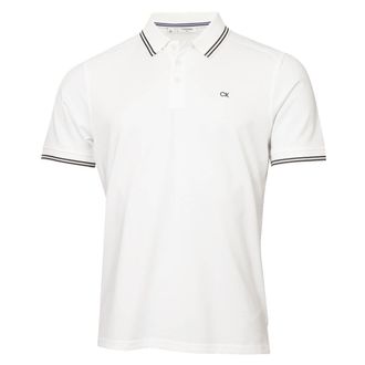 Calvin Klein Herren Campus 3 Knopf-Polo-Hemd - Wei&szlig;e Spitze - XXXXXL