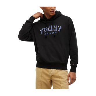 Tommy Hilfiger Graphic Logo Hoodie - - Sweatshirts & Hoodies - Herren - Schwarzk - L
