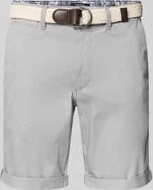 Mc Neal Slim Fit Bermudas mit G&uuml;rtel