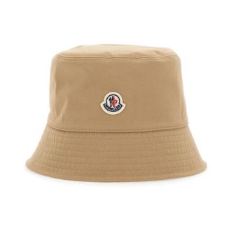 Moncler Baumwollmischung Fischerhut - - Accessories - Damen - Beige - S