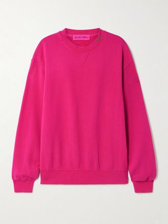 The Elder Statesman Sweat En Jersey De Coton Mélangé À Broderie - Rose