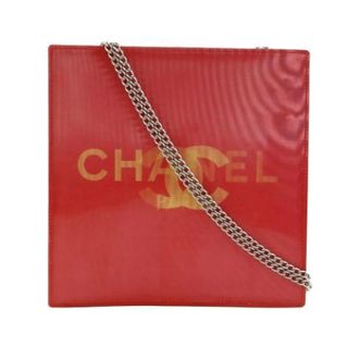 Chanel Sac bandouli&egrave;re Pre-owned en vinyle - Femme - Pre-owned - Rouge - Taille: ONE Size