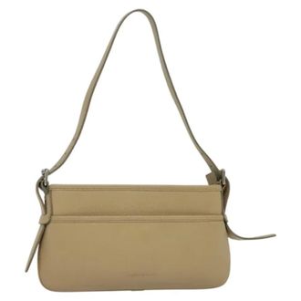 Burberry Pre-owned Cuir sacs-main - Femme - Pre-owned - Beige - Taille: ONE Size