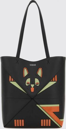 Loewe Sac Port&eacute; &eacute;paule LOEWE Femme couleur Noir