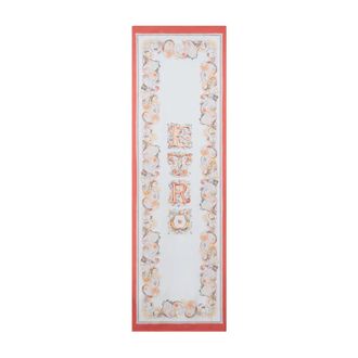 Etro Femme, Accessoires, Multicolore, Taille: ONE Size Foulard en Soie avec Logo et Motif Cachemire Floral