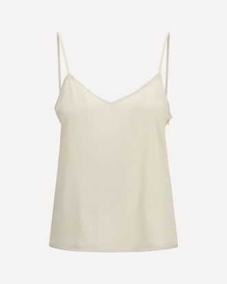 Fabiana Filippi Filo diamante spaghetti strap Top Female 42